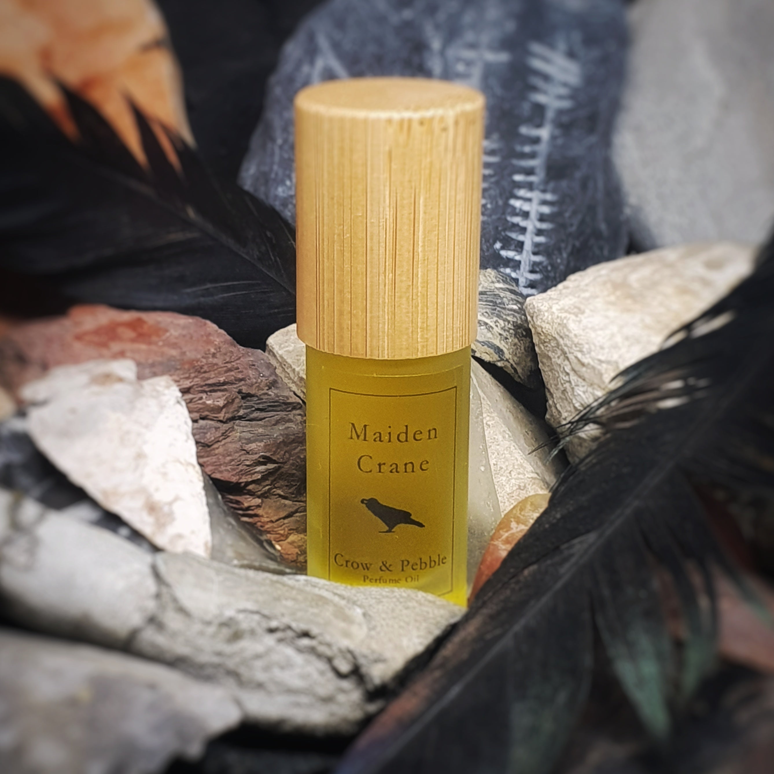 Maiden Crane – Crow & Pebble